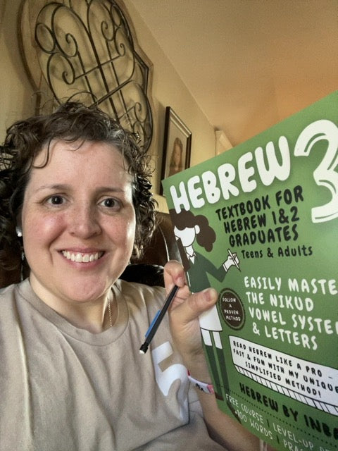 Learn Hebrew Vowels | Hebrew 3 Textbook by Inbal Amit - Hebrew by Inbal